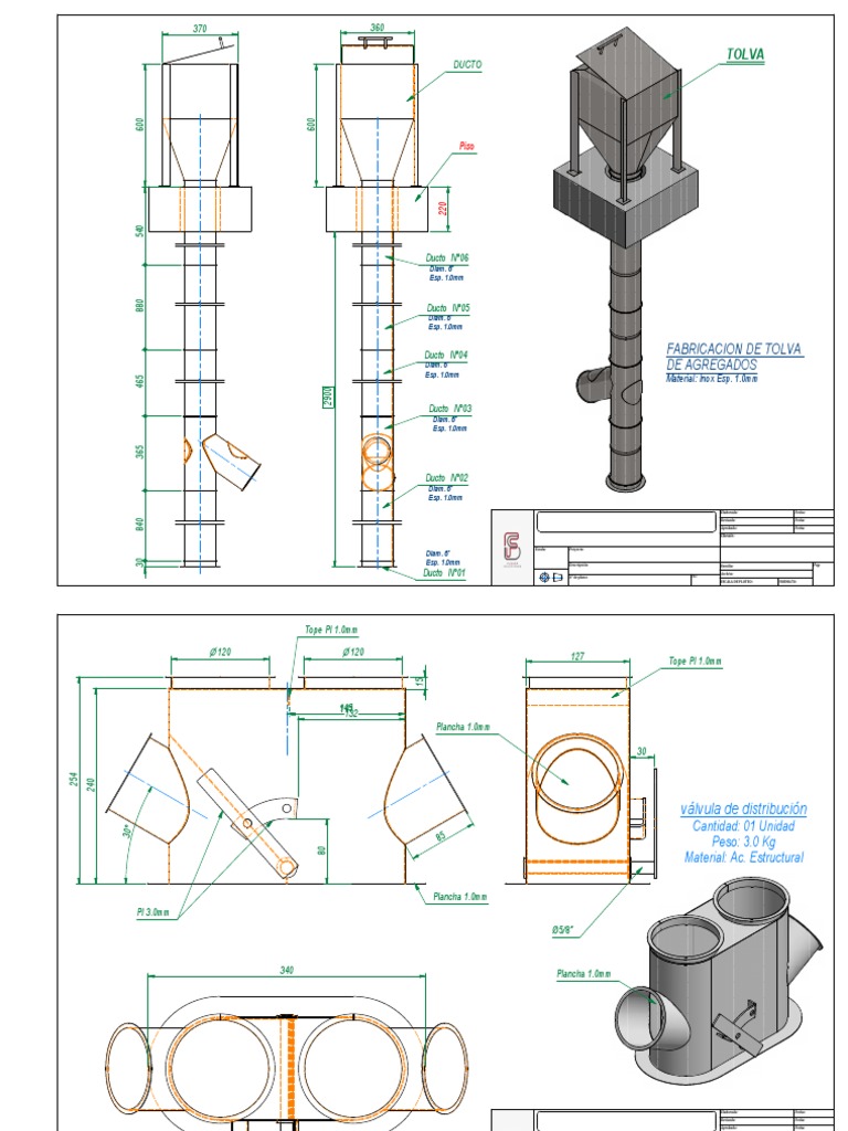 Planos Generales Molino | PDF