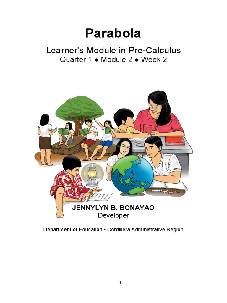 Pre Cal Module 2 PARABOLA | PDF | Geometry | Analytic Geometry