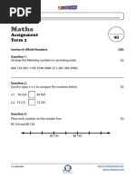 Grade 6 Mathematics Assignment Term 1 2024 | PDF | Mathematics