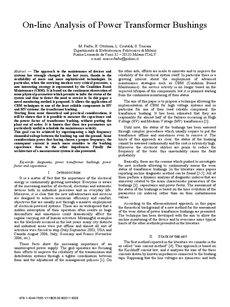 Online Power Trfo Analysis | PDF | Transformer | Electrical Impedance