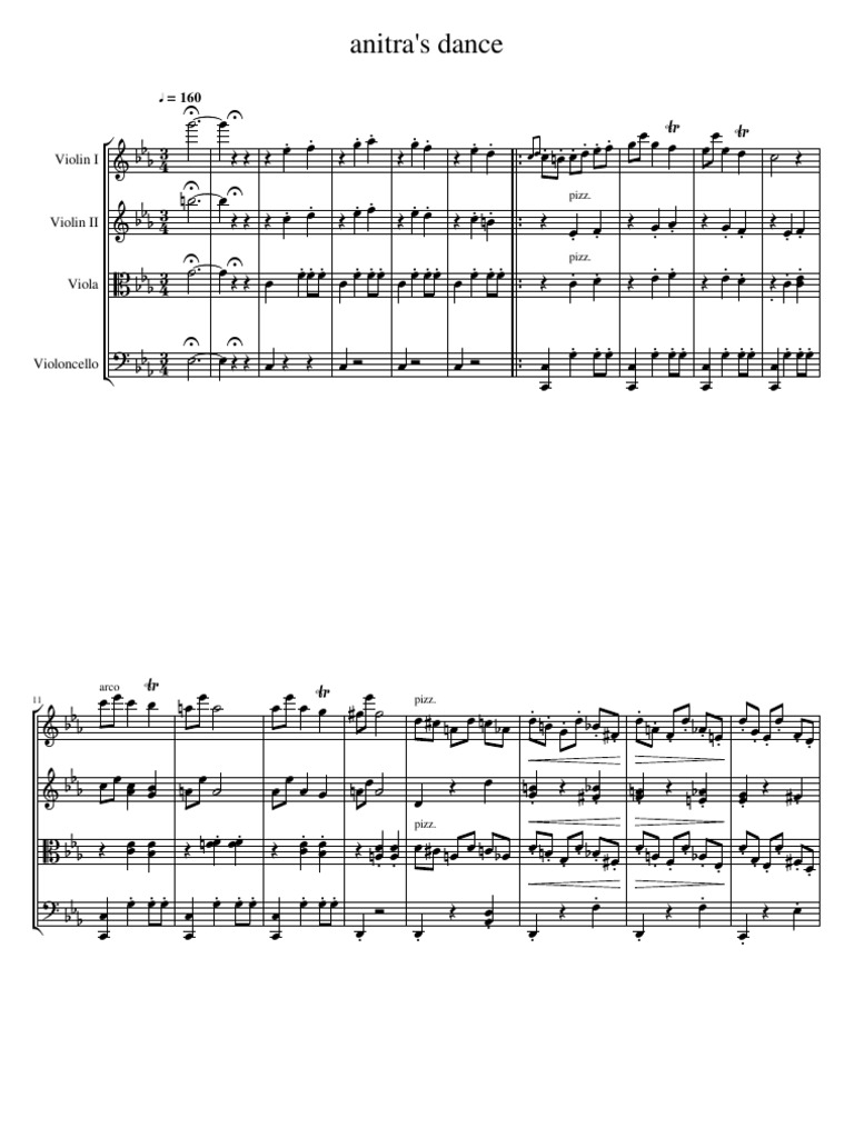 Anitra's Dance | PDF | Gaiaphones | Continuous Pitch Instruments