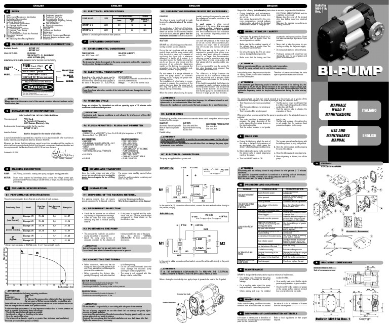 Bi Pump | PDF | Pump | Diesel Engine