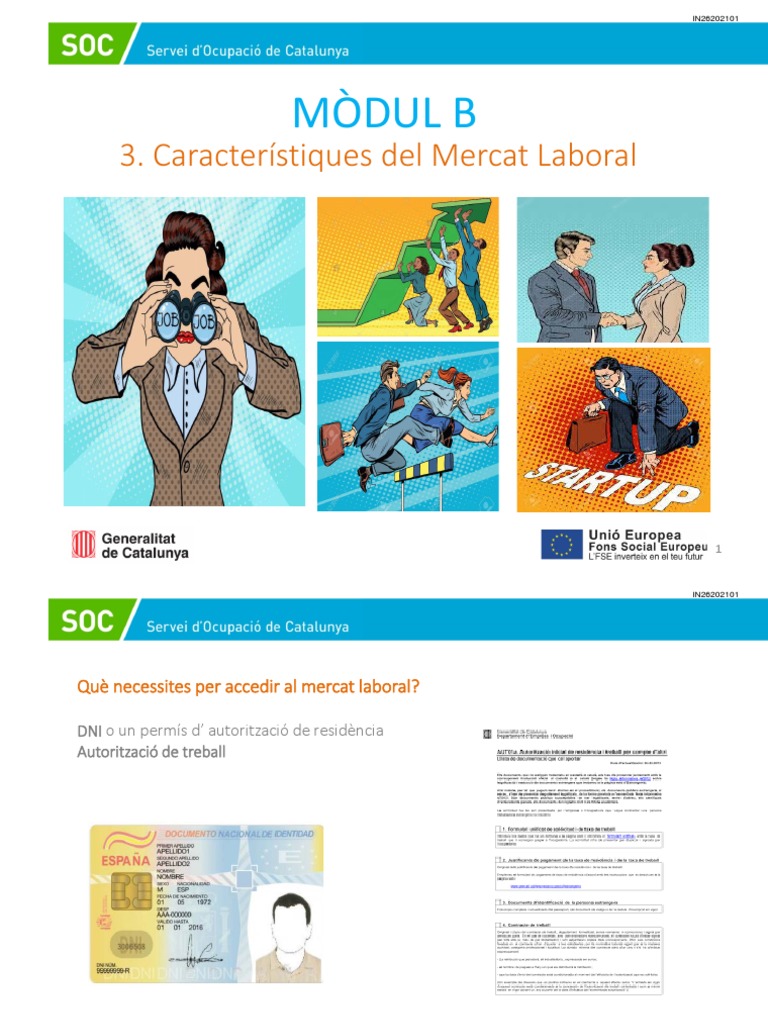 In262021 - Eix 3 Característiques Del Mercat Laboral | PDF