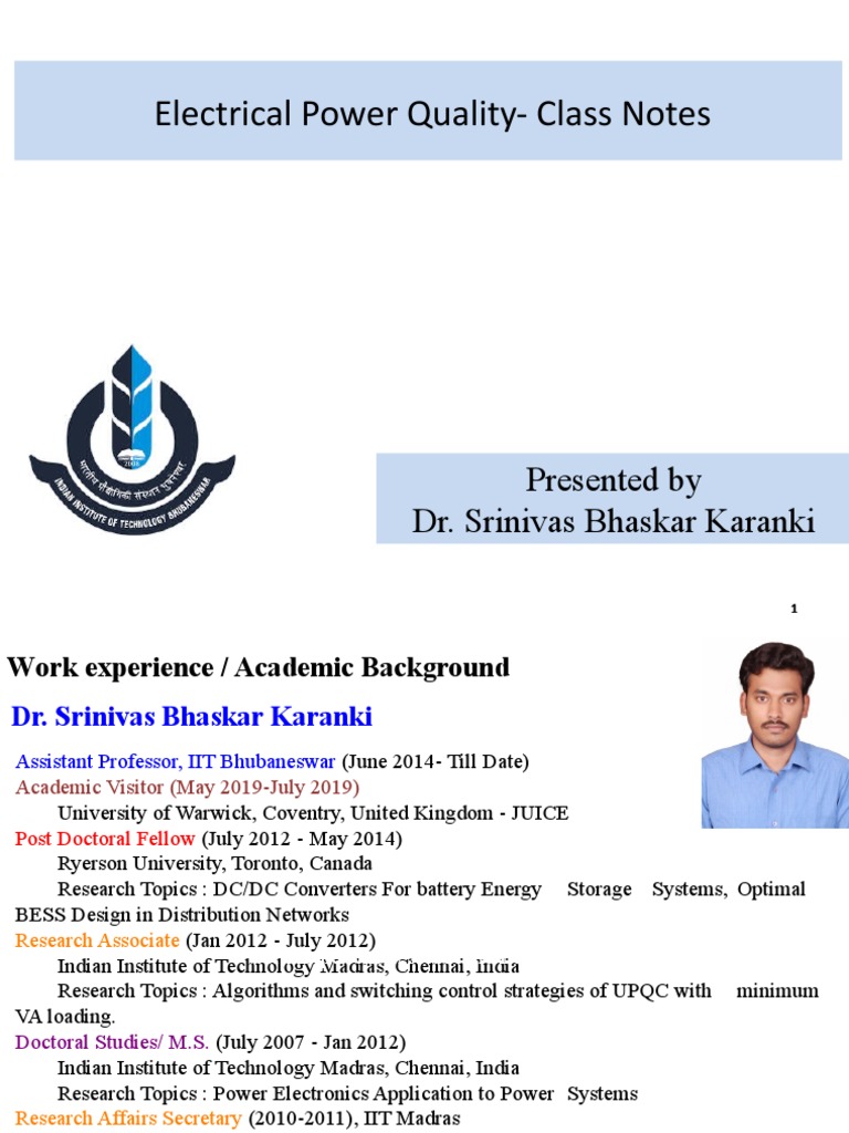 Electrical Power Quality Class | PDF | Ac Power | Electronics