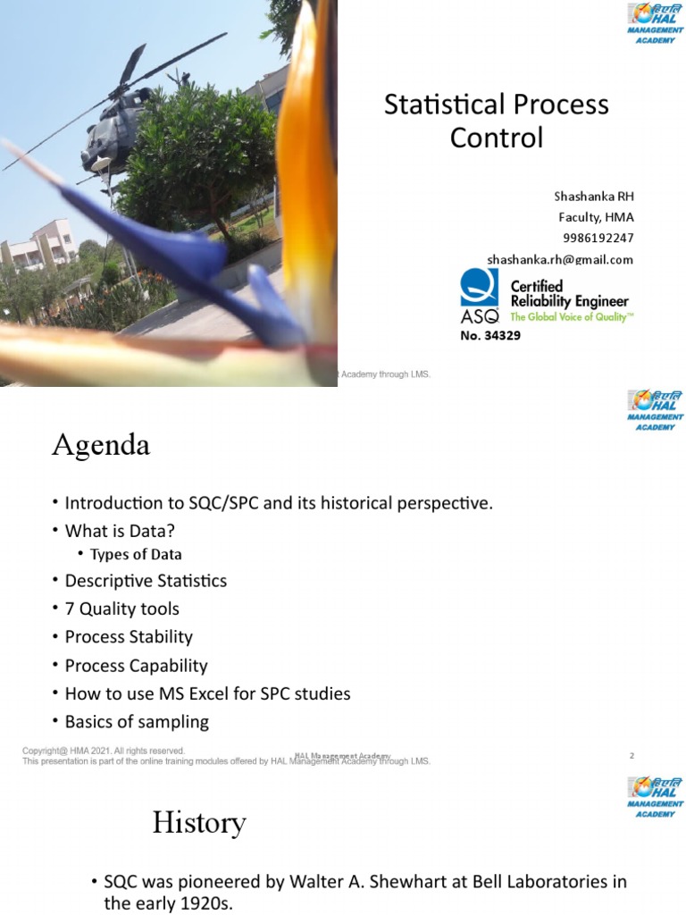 SPC SQC | PDF | Variance | Mean