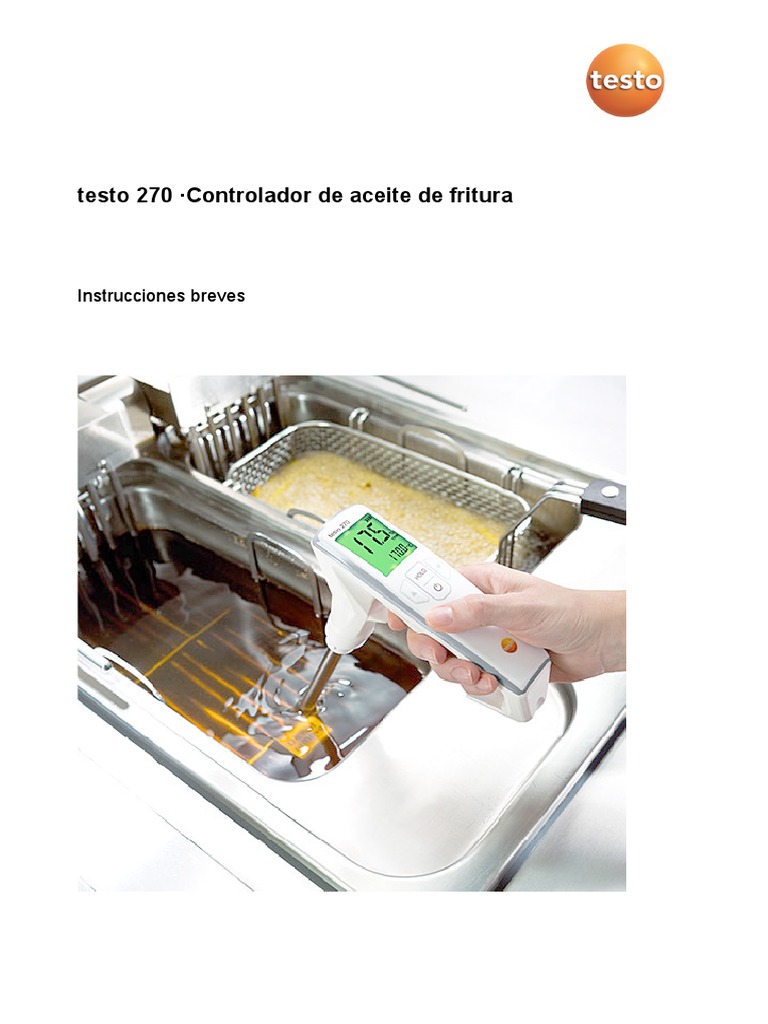 Testo 270 - Instrucciones Breves | PDF | Metrología