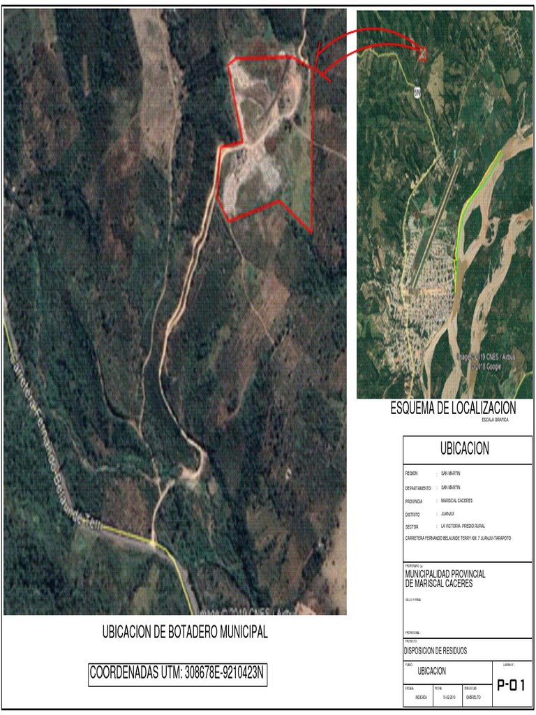 UBICACION Botadero Municipal-Layout1 | PDF