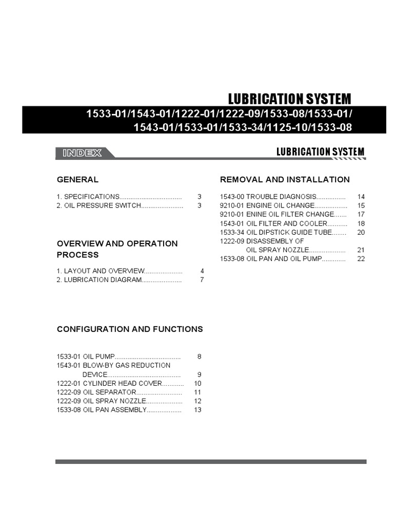 6.engine Lubrication System | PDF | Internal Combustion Engine | Motor Oil