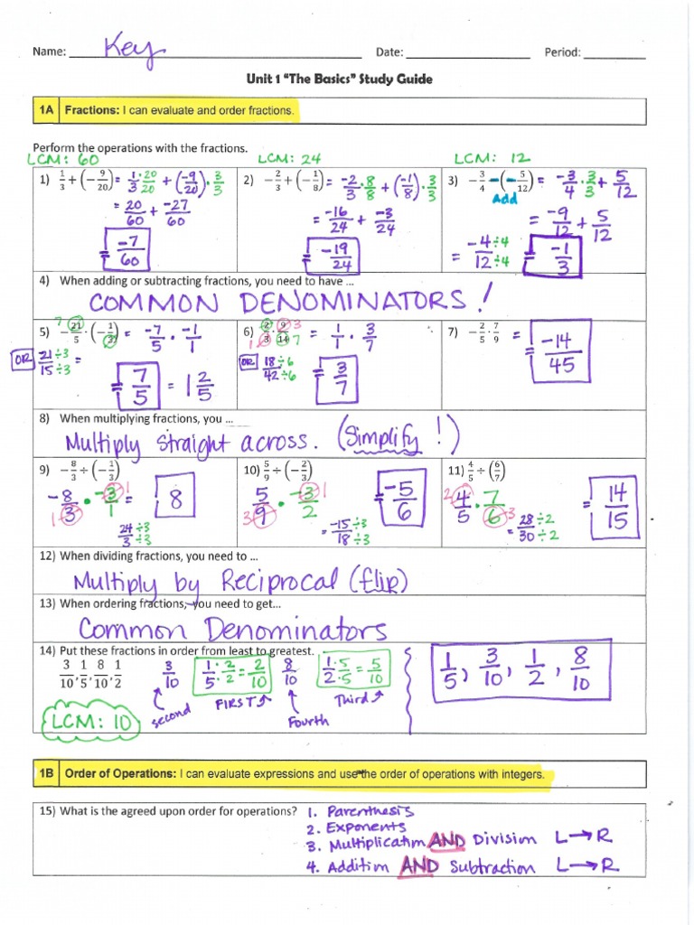 Targets Practice Key | PDF