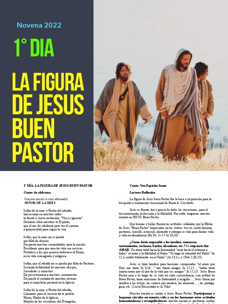 Novena 1 | PDF | Pastor | Jesús