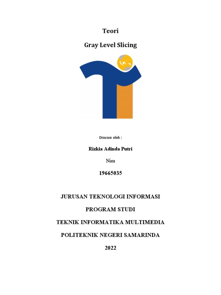 Gray Level Slicing (Teori) | PDF | Metode & Bahan Ajar