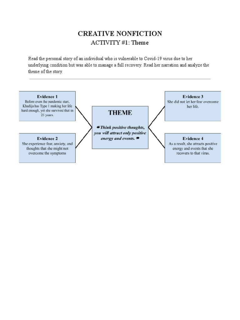 ACTIVITY #1 - Theme | PDF