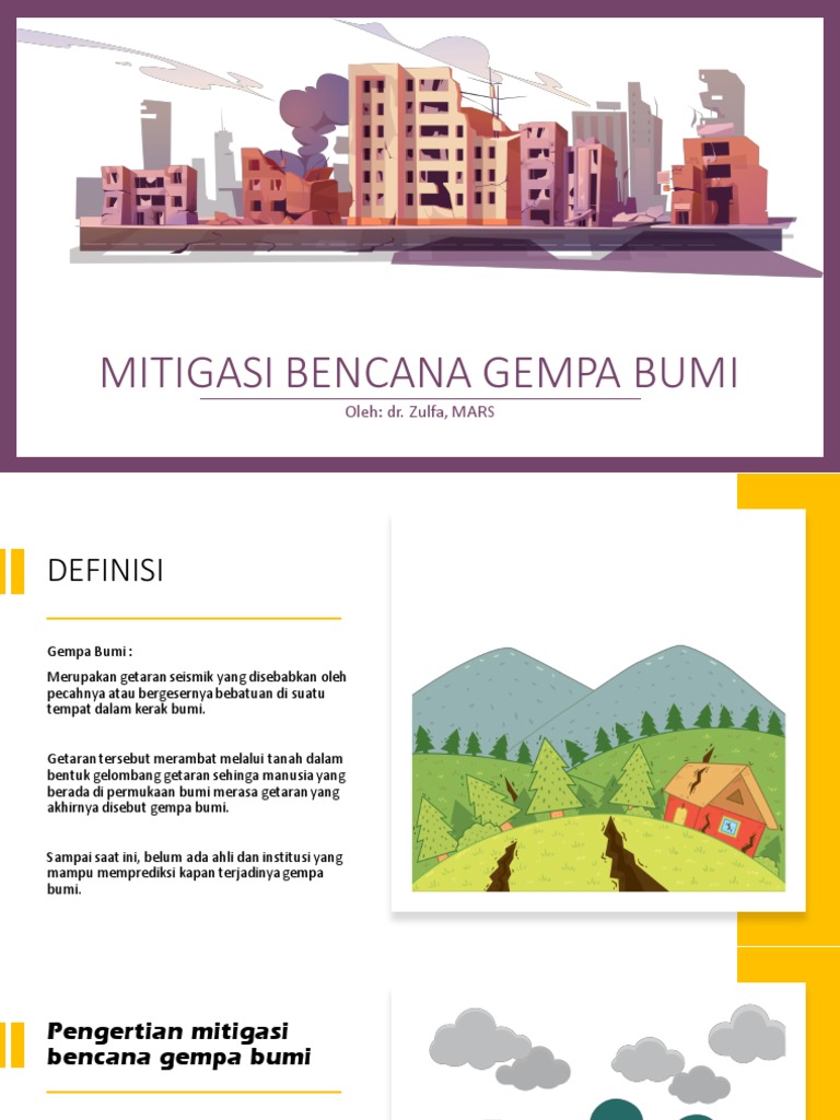 Mitigasi Bencana Gempa Bumi | PDF