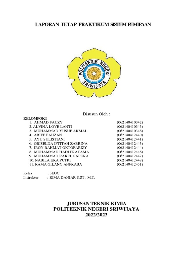 Cover Laprak Tetap | PDF | Sains & Matematika