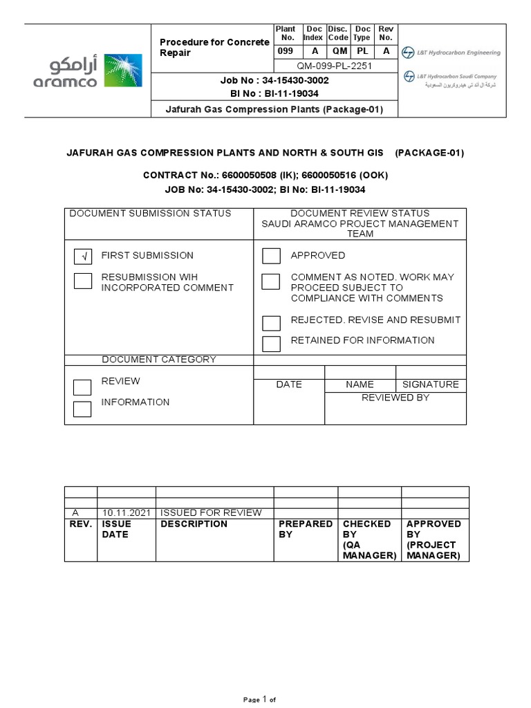 Concrete Repair Procedure Guide | PDF