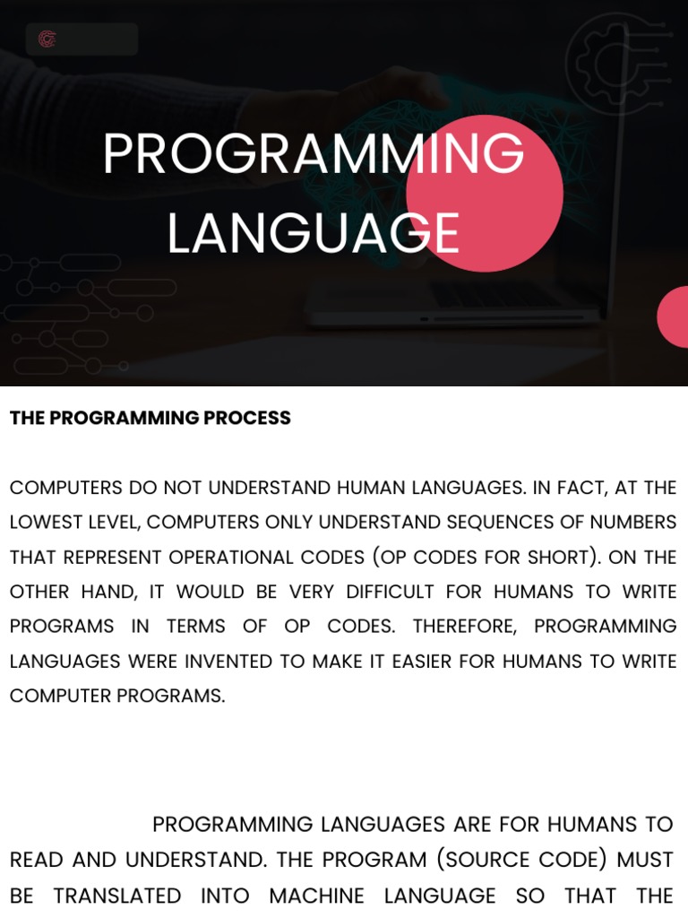 Black and Red Tech Programming Presentation | PDF | Programming | Computer Program