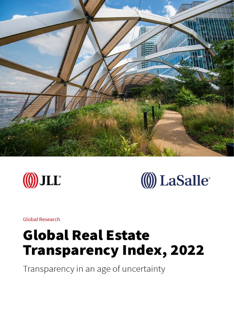 JLL Global Real Estate Transparency Index 2022 | PDF | Stock Market ...