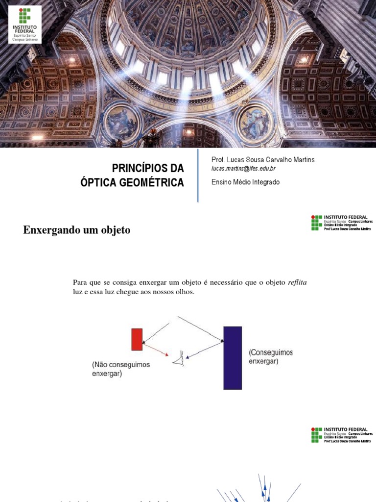 Princípios da Óptica Geométrica | PDF | Cor | Eclipse