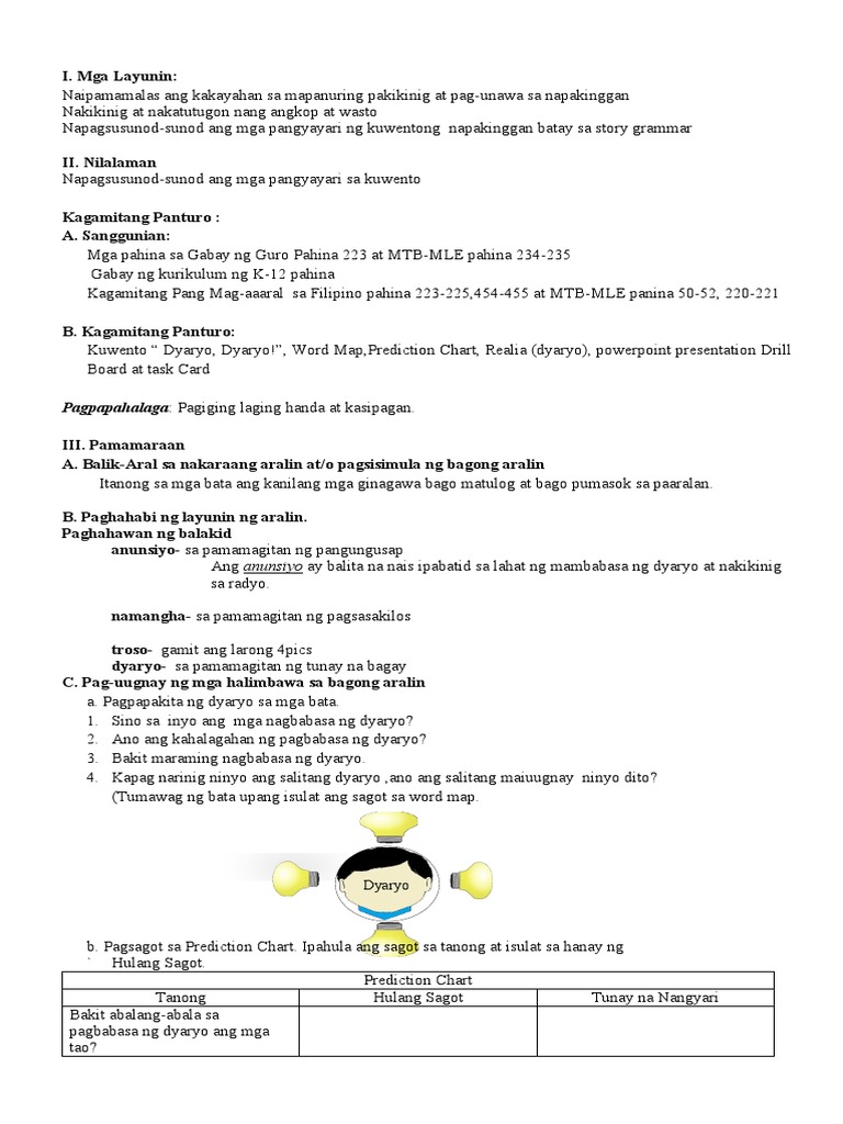 Cot - DLP - Filipino 2 4TH 2020 | PDF