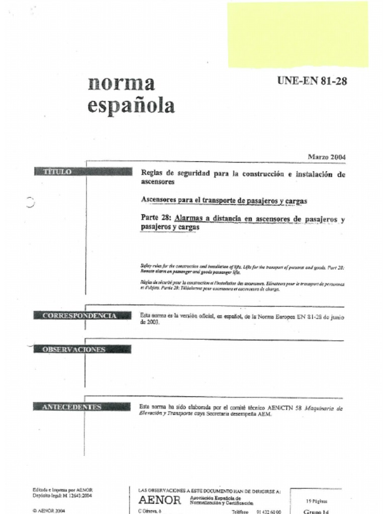 Une en 81-28 2004 | PDF