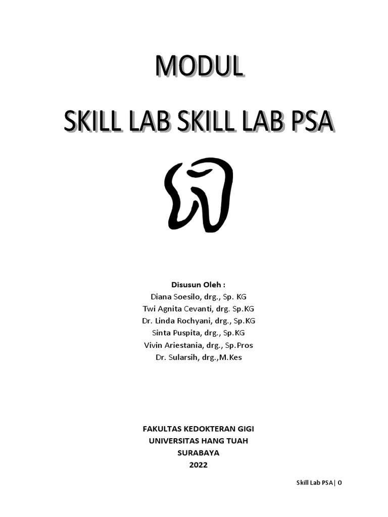 Modul Skill Lab Psa 2022 | PDF