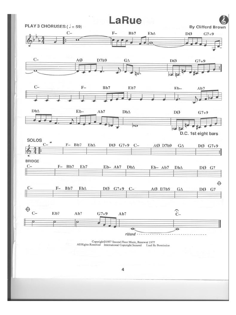 LaRue - Clifford Brown | PDF