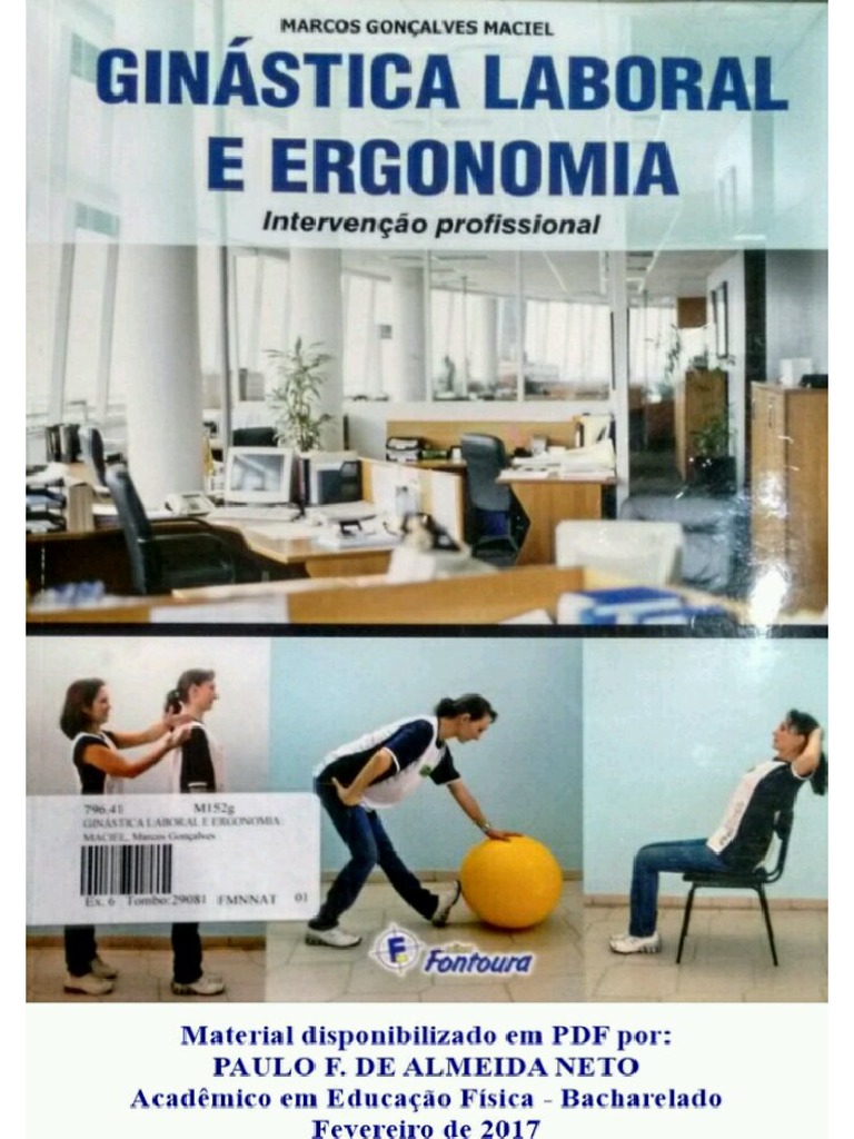 Livro Ginástica Laboral e Ergonomia PDF | PDF