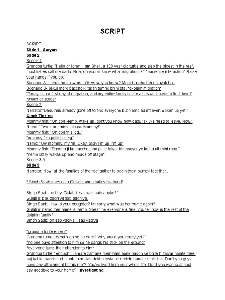 SDG Presentation Script (Marine Life) | Download Free PDF | Climate ...