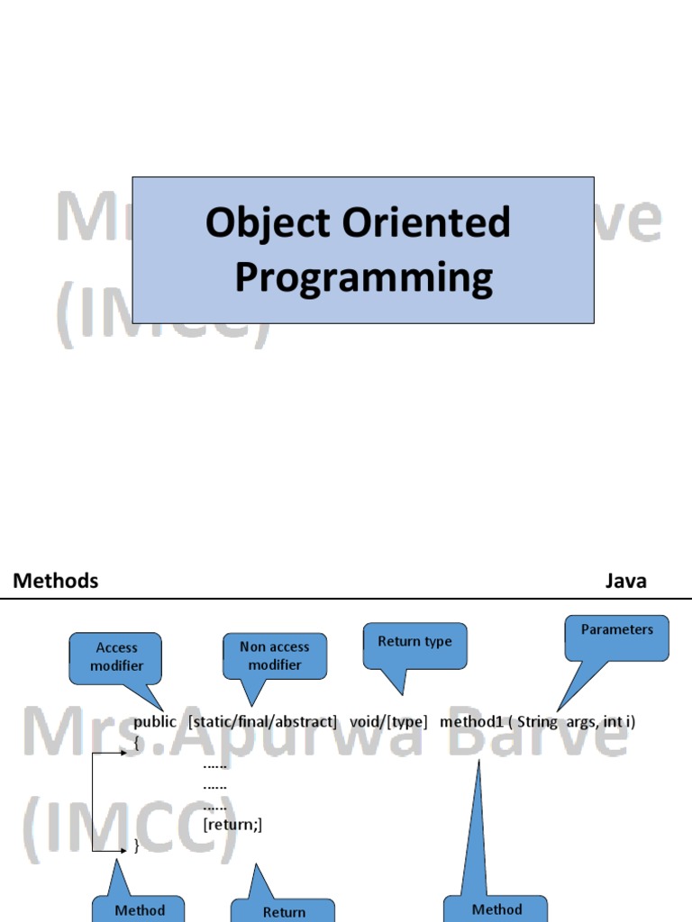Chap2 Part1 | PDF | Programming | Constructor (Object Oriented Programming)