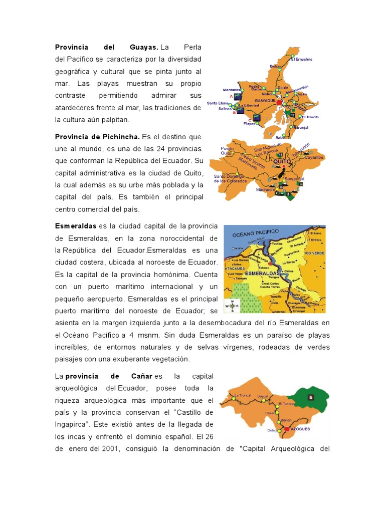 Provincia Del Guayas | PDF | Geografía Provincia Del Guayas | PDF | Geografía