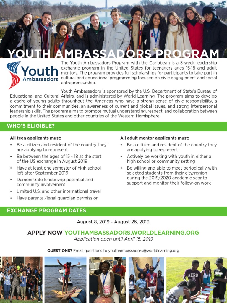 Youth Ambassadors Program | PDF | Adolescence