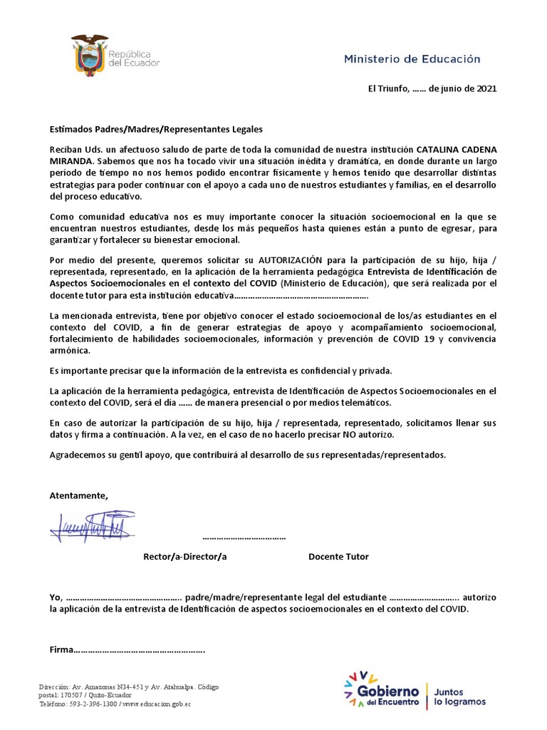 Consentimiento Informado Catalina Cadena Miranda | PDF