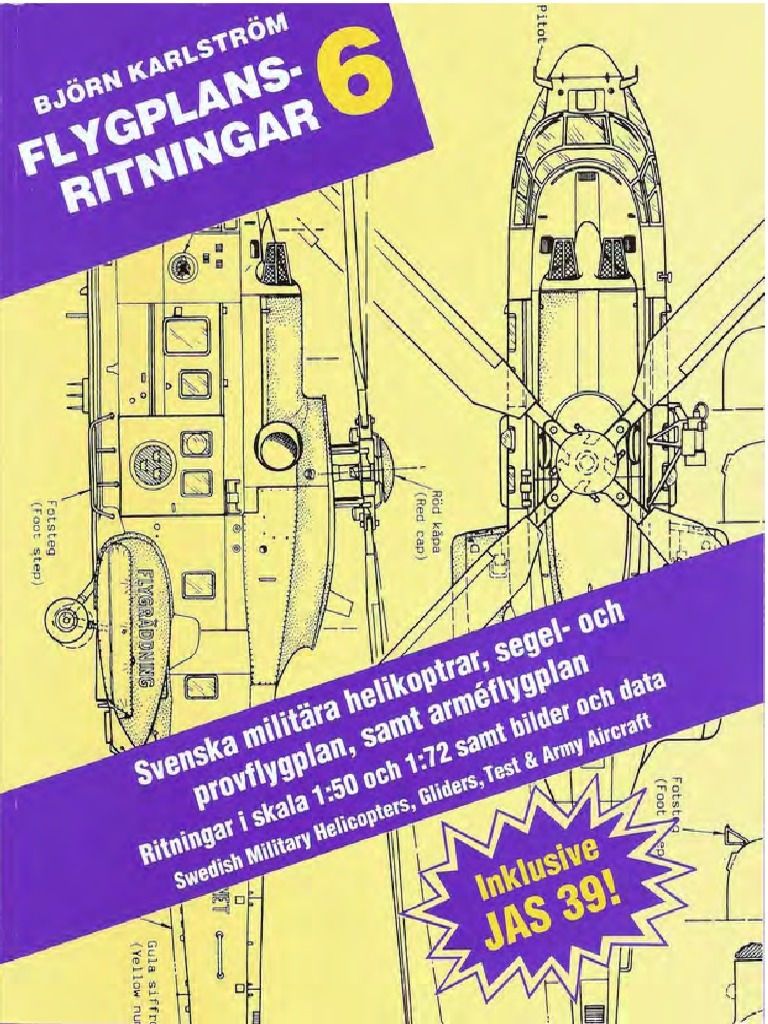 Flygplans-Ritningar 6 (Aircraft Drawings Helicopters) | PDF