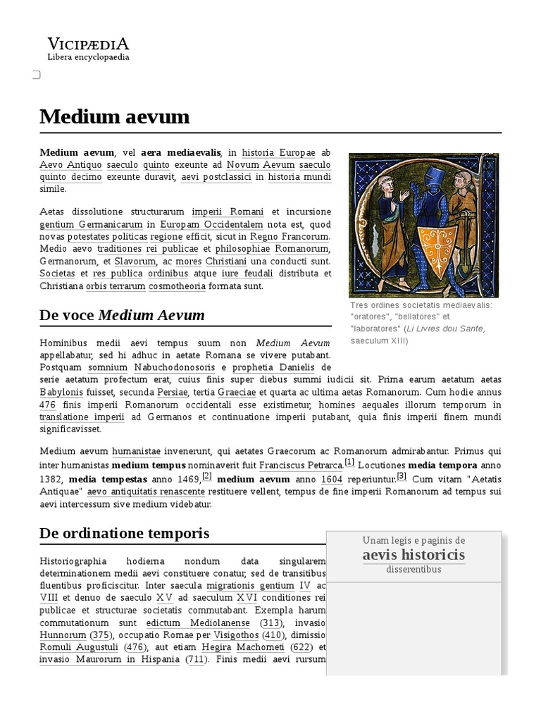 Medium Aevum | PDF