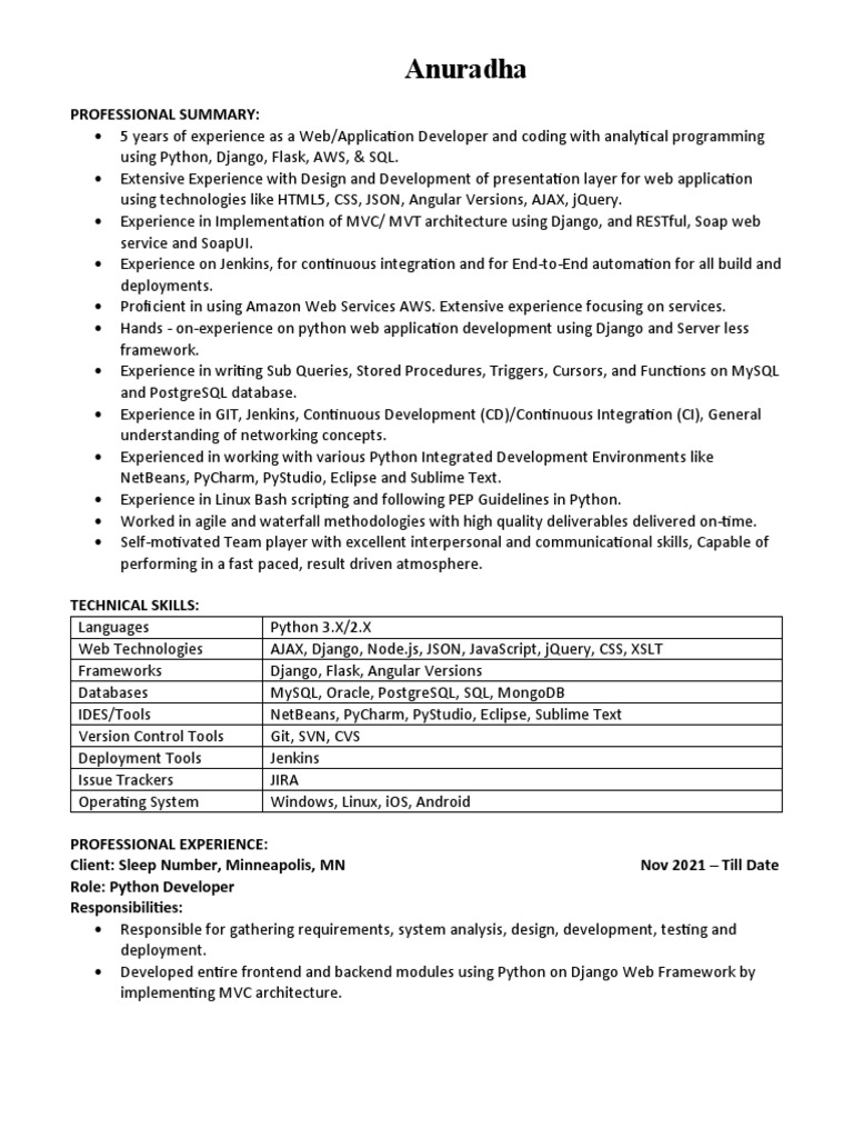Anuradha (Python) | PDF | Python (Programming Language) | Representational State Transfer