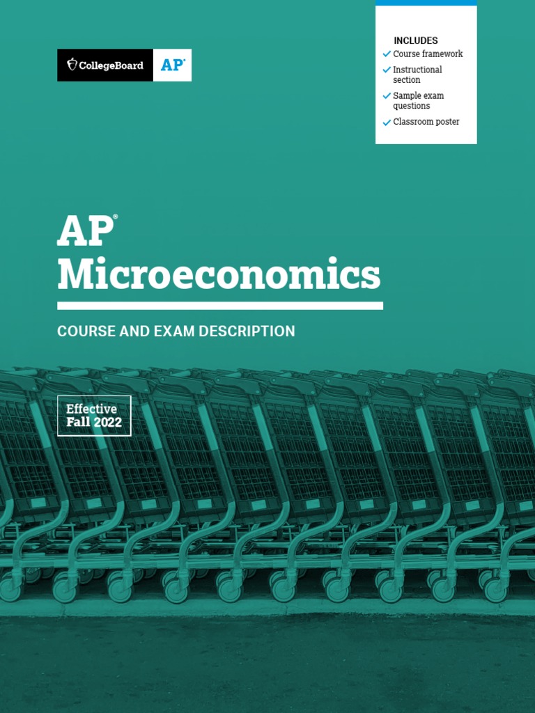 AP Microeconomics Course and Exam Description | PDF | Advanced ...