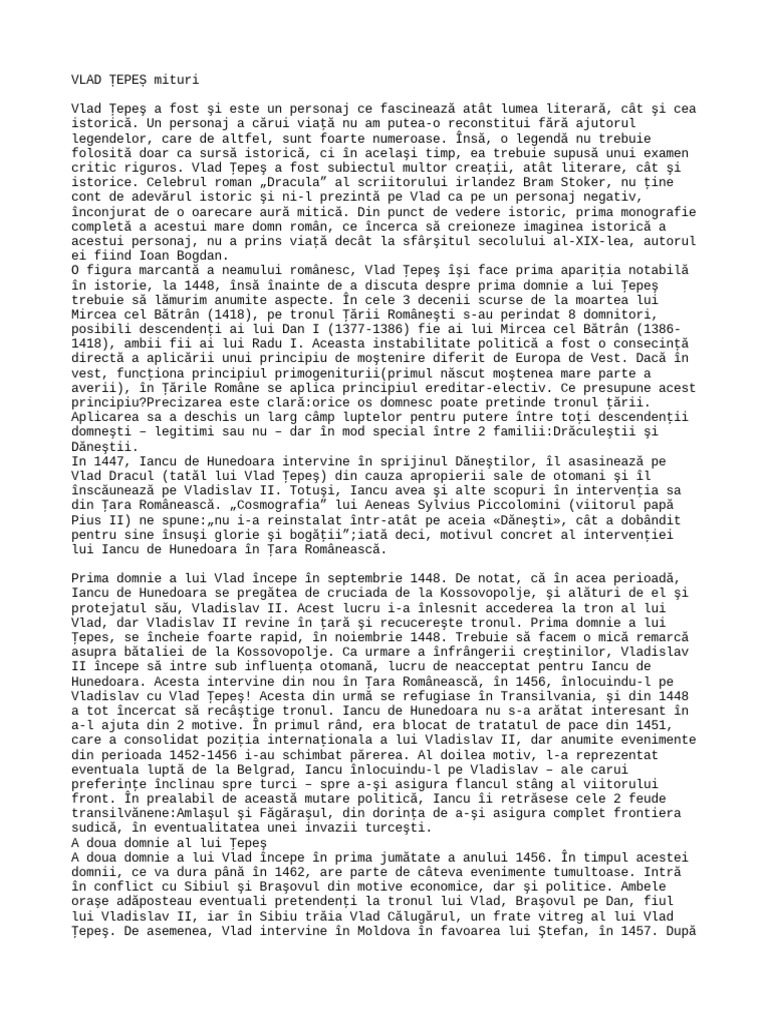 Vlad Tepes | PDF