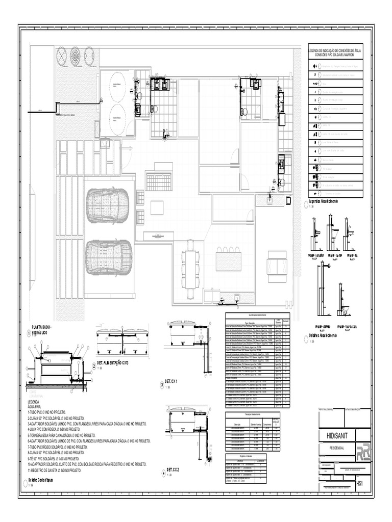 Pranchas Projeto Curso - Todas Esc. Cinza | PDF