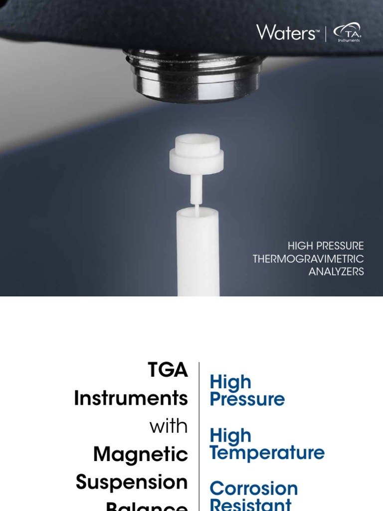 HP TGA TA Instruments | PDF | Thermogravimetric Analysis | Gasification