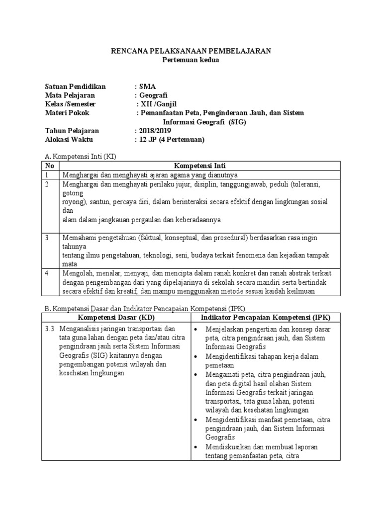 Bab 3 Pemanfaatan Peta, Penginderaan Jauh Dan SIG Ke 2 | PDF