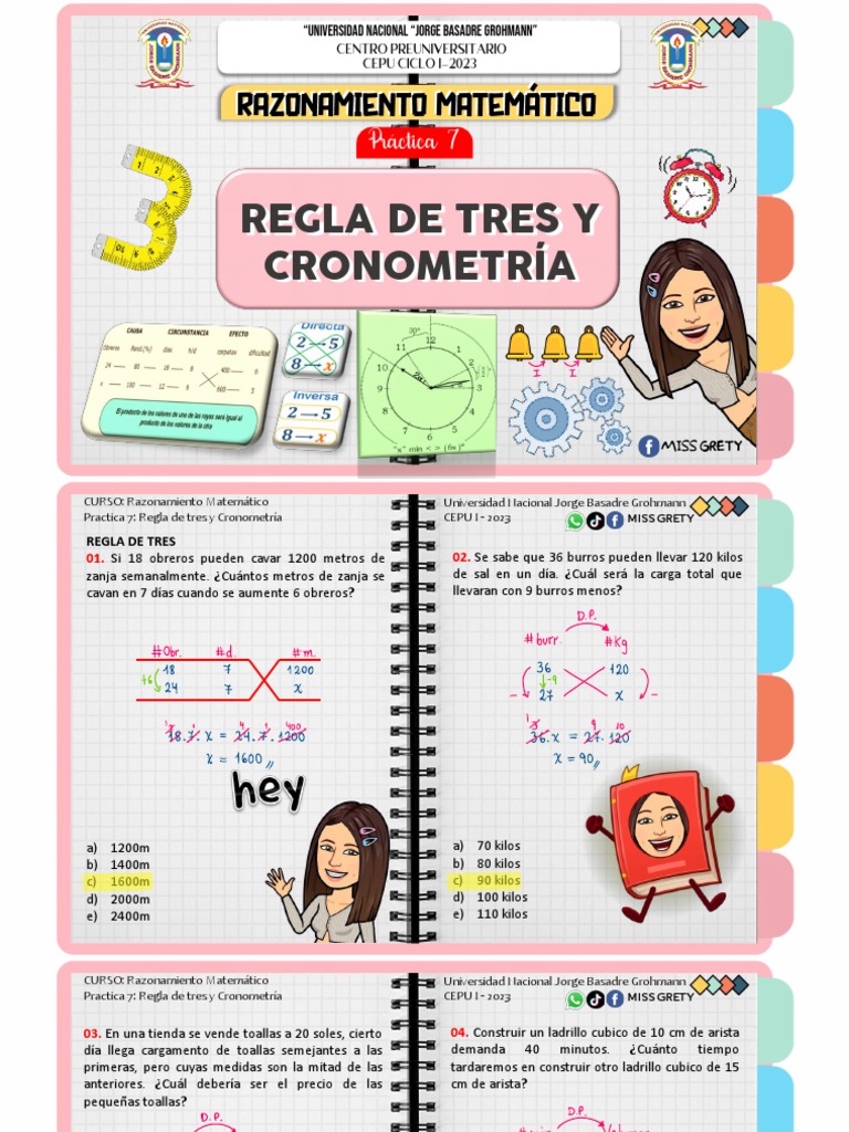 Sol - Practica 7 - Cepu I-2023 | PDF | Hora | Reloj