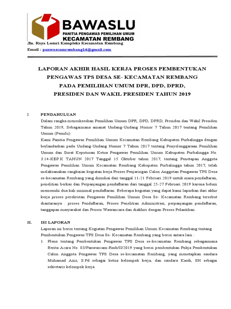 Laporan Hasil Akhir | PDF