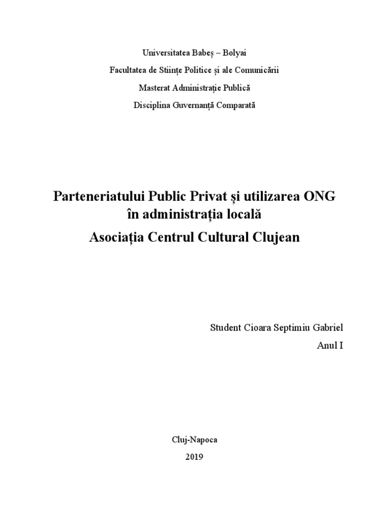 Cioara Septimiu Gabriel - Tema Finala | PDF