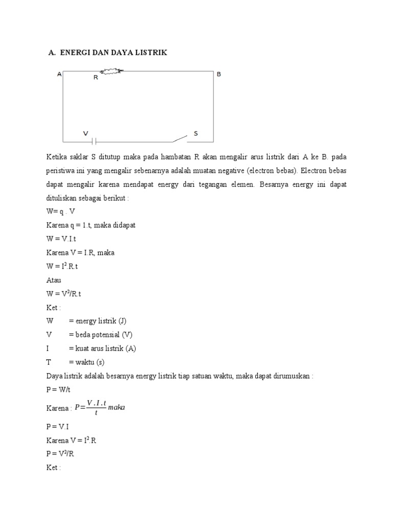 Energi Dan Daya Listrik, Generator Arus Bolak Balik Hal 43-56 | PDF