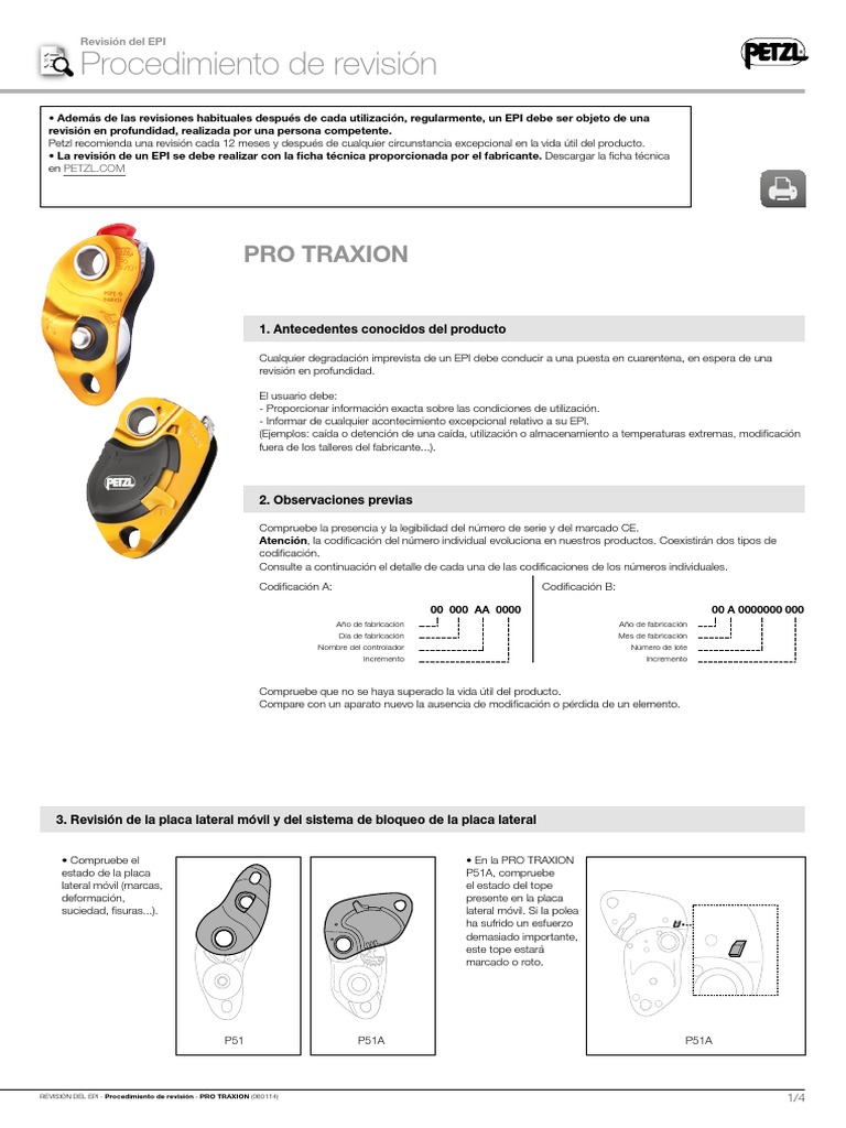 Revisión del EPI PRO TRAXION P51A | PDF