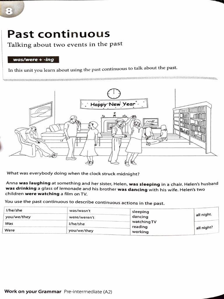 Comparing Past Continuous and Past Simple Actions: Describing Two ...
