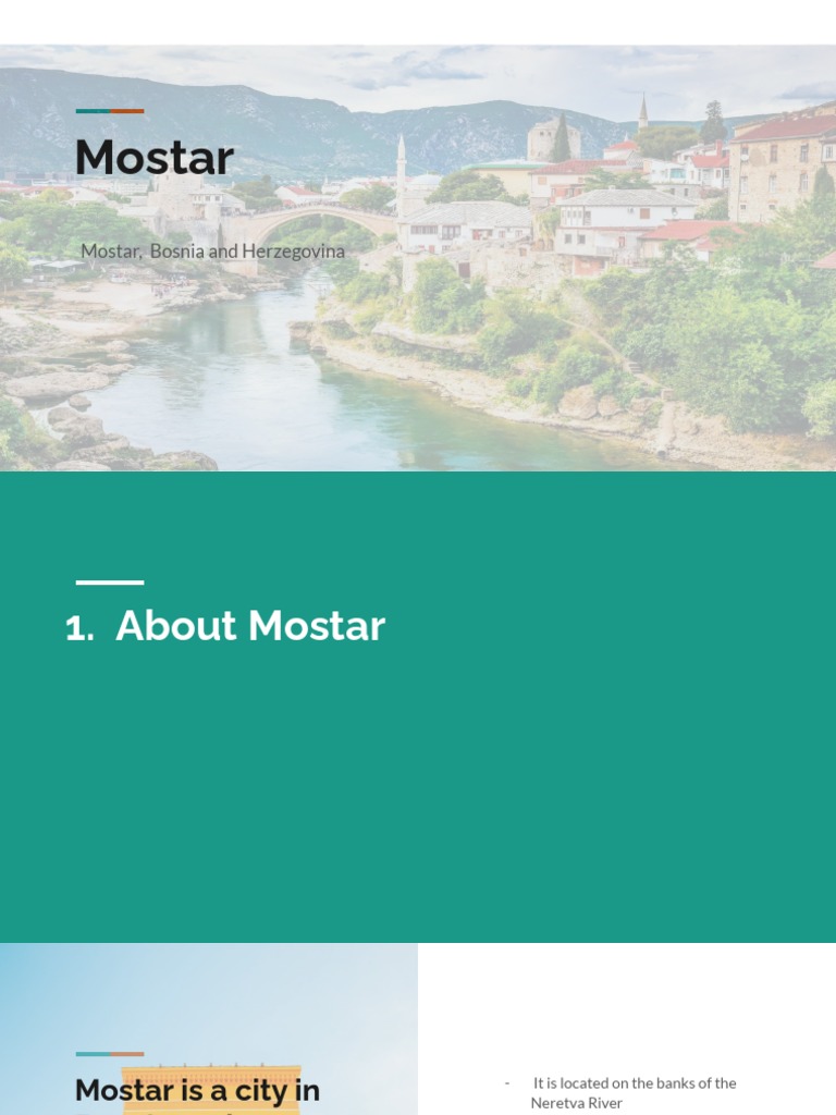 Mostar | PDF | Bosnia And Herzegovina | Balkans