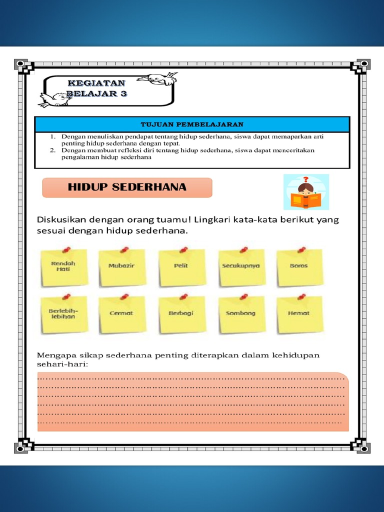 LKPD Kelas 3 Tema 3 Subtema 2 Pembelajaran 6 | PDF