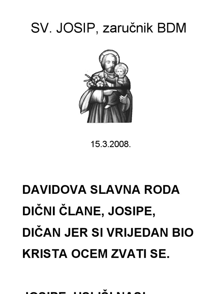 08 - Sveti Josip A | PDF