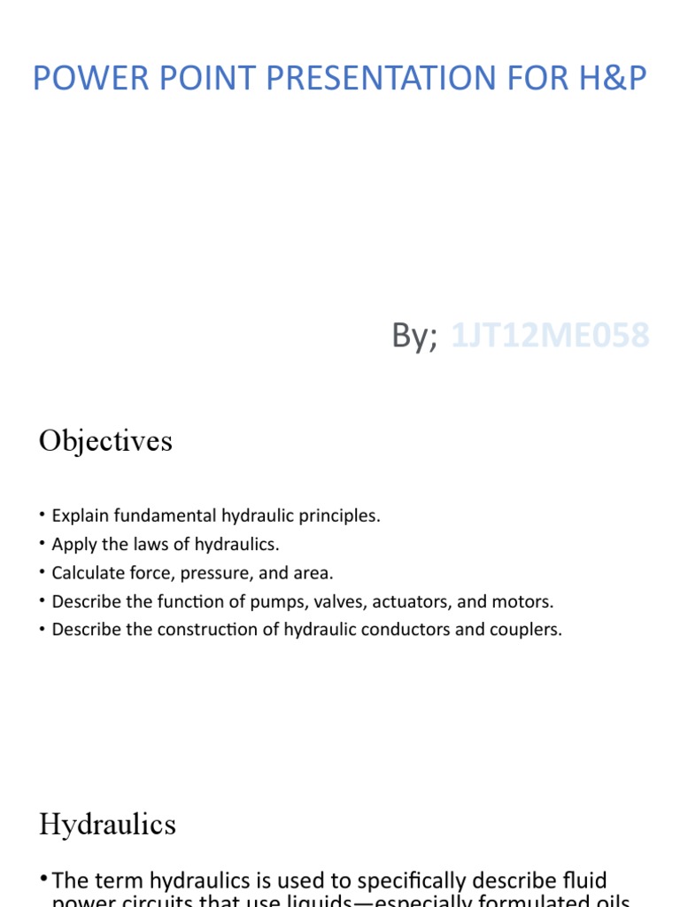 Hydraulic Principles & Applications | PDF | Pressure Measurement | Pressure